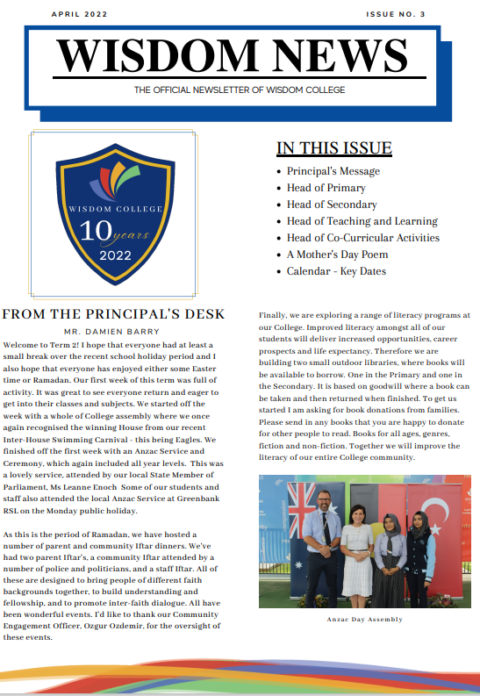 News and Events - Wisdom College